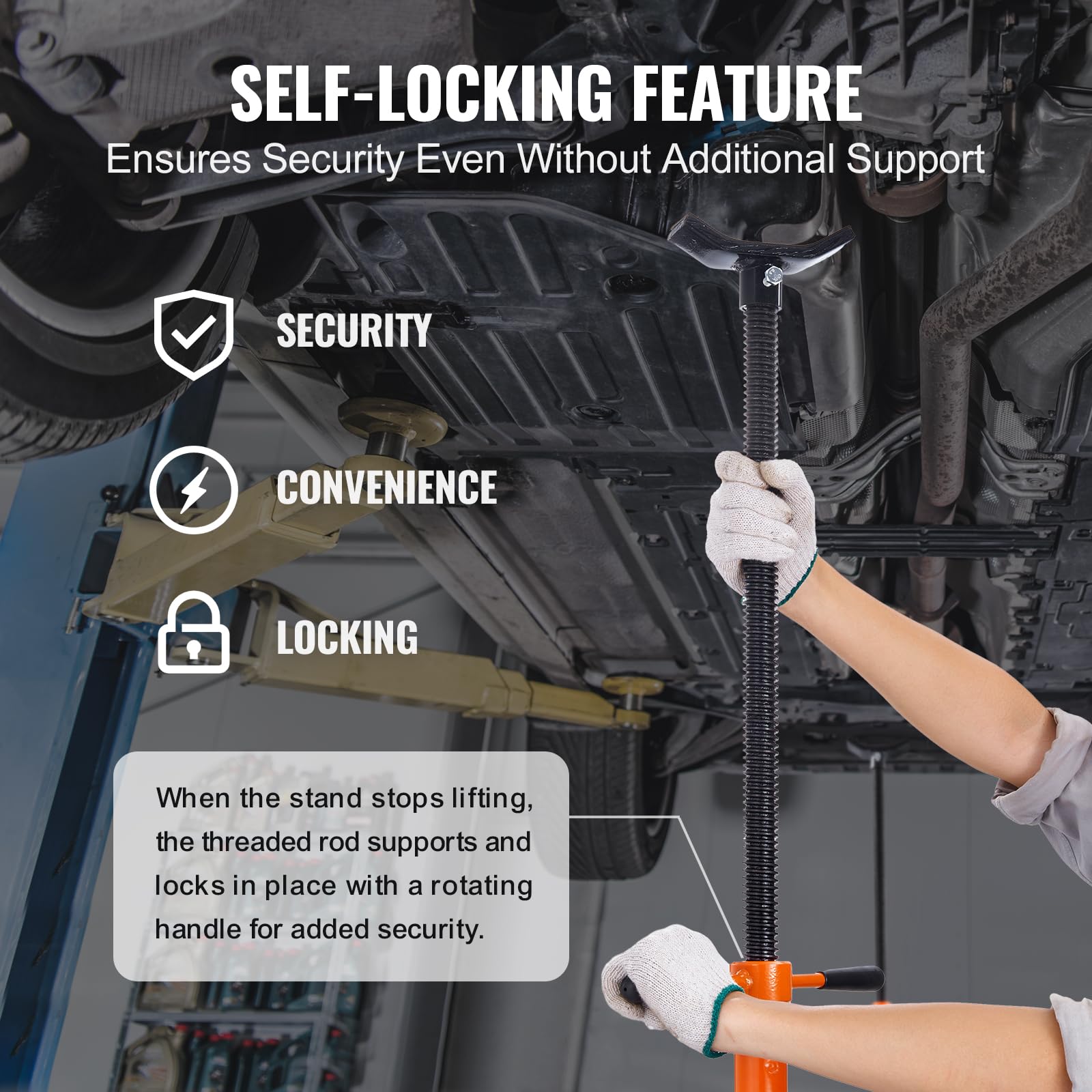 Snapklik.com : Underhoist Support Stand, 3/4 Ton Capacity Under Hoist ...