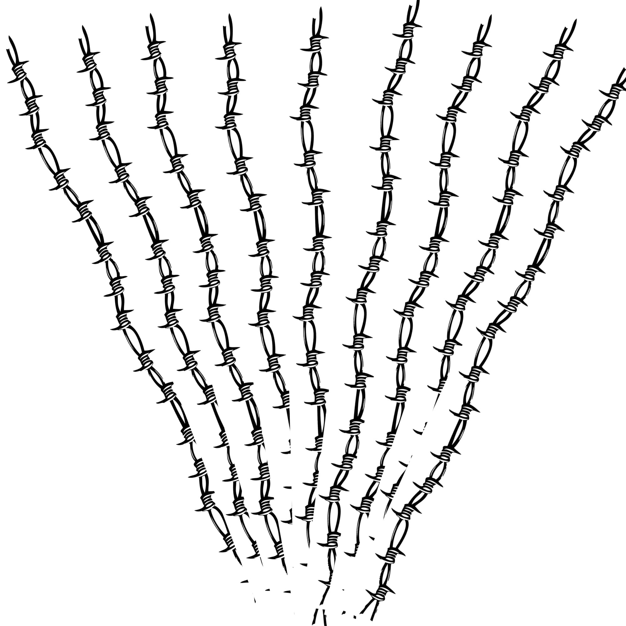 Barbed Wire Stick On Tattoo
