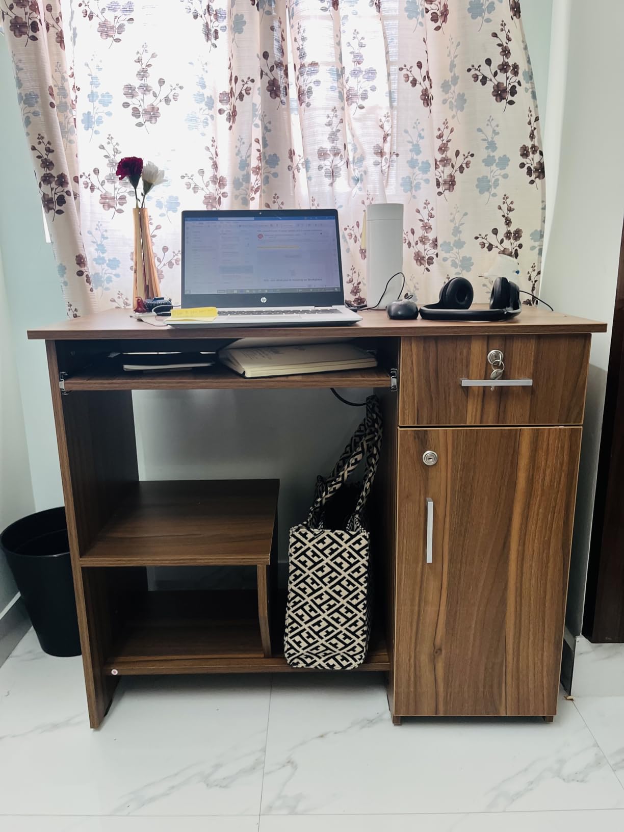 COUCH CULTURE Boom Engineered Wood Study Table | Multi-Purpose Study ...