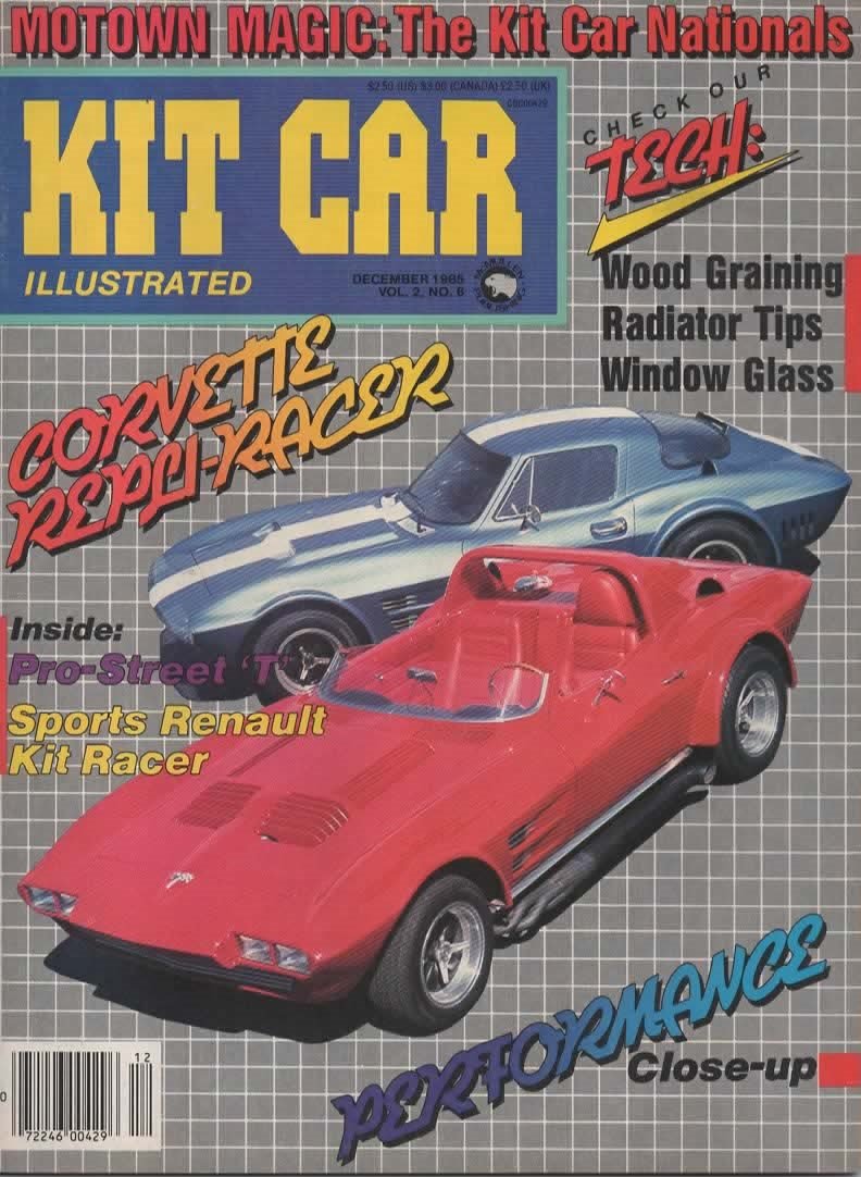 Kit Car Illustrated Magazine, December 1985 (Vol 2, No 6): Bud Joseph ...