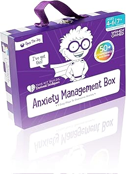 Amazon.com: Open The Joy Anxiety Management Box for Kids - DIY Wooden ...