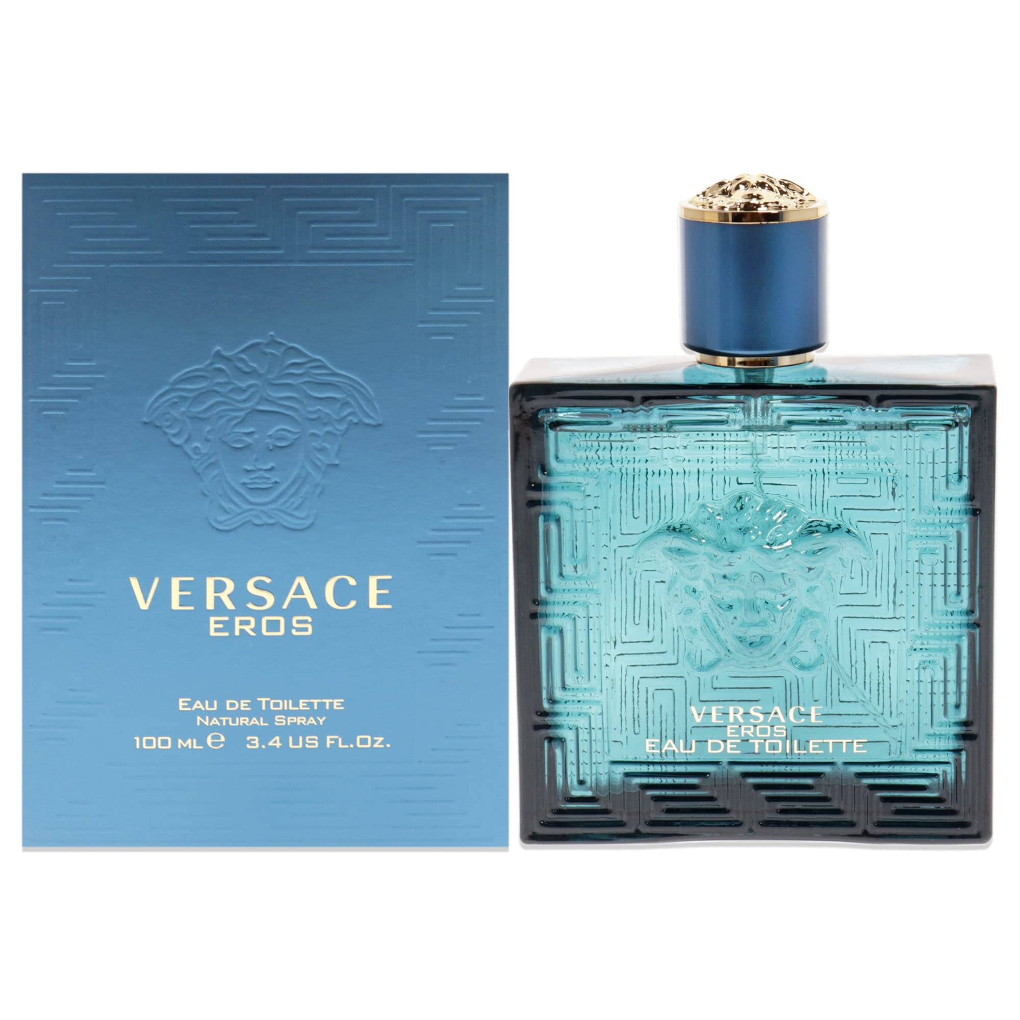 Amazon.com : Versace Eros for Men - 3.4 oz EDT Spray : Beauty ...
