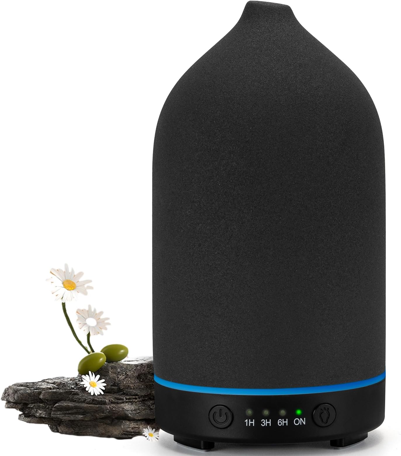 Amazon.com: Kumi Stone Diffuser, White Ceramic Cover, Ultrasonic ...