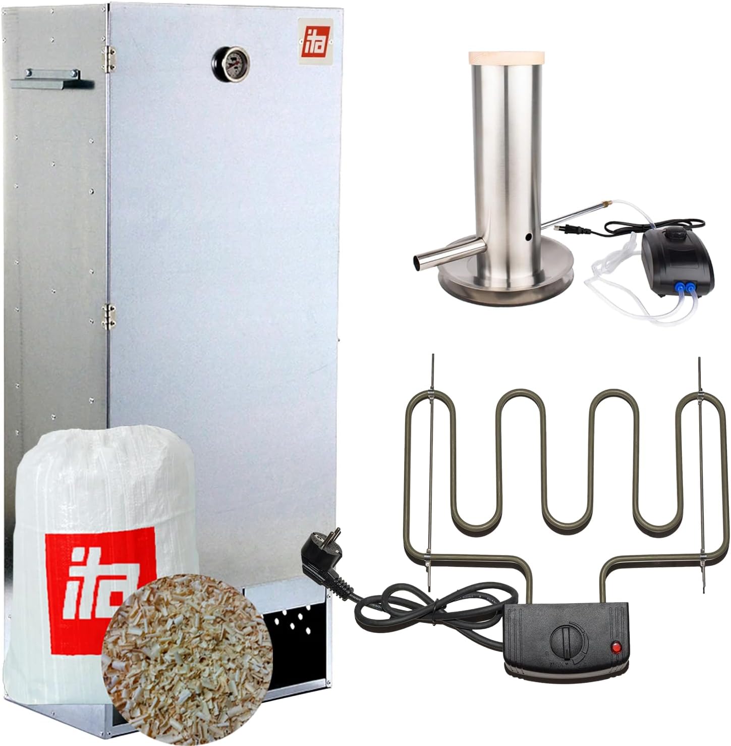 ITA Electric Smoker Oven 7003 - Smoker Set with Barbados | Ubuy
