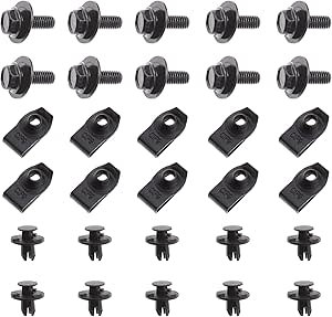 EMSea Car Engine Cover Bolts Fixed Nut Clamps Plastic Clip Retainers ...