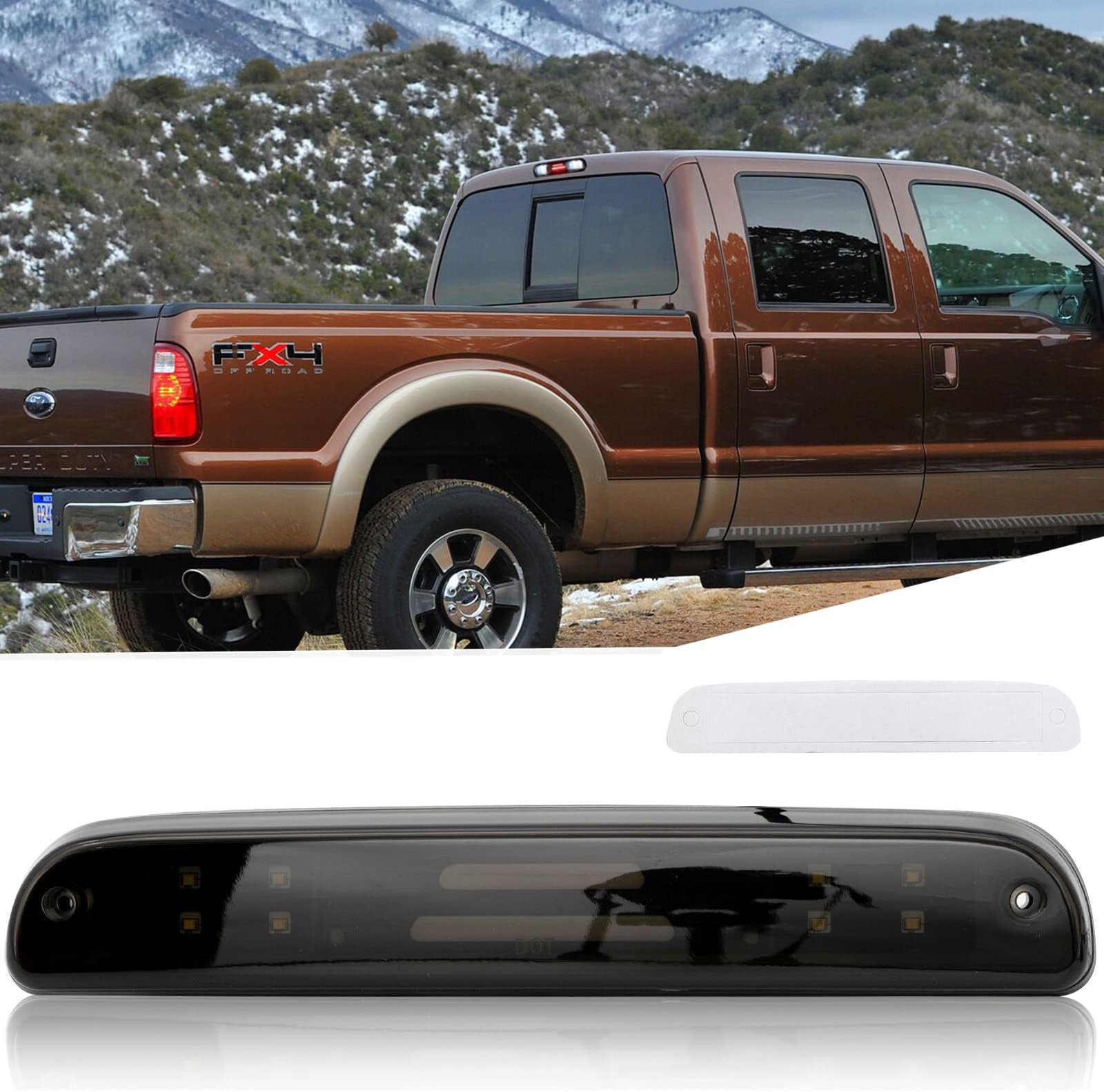 Amazon.com: AUTOXBERT 3rd Third Brake Light for 1999-2016 Ford F250 ...