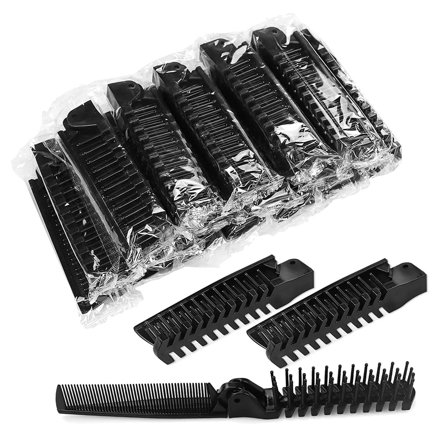 Amazon.com : Foldable Combs in Bulk Individually Wrapped, Travel Pocket ...