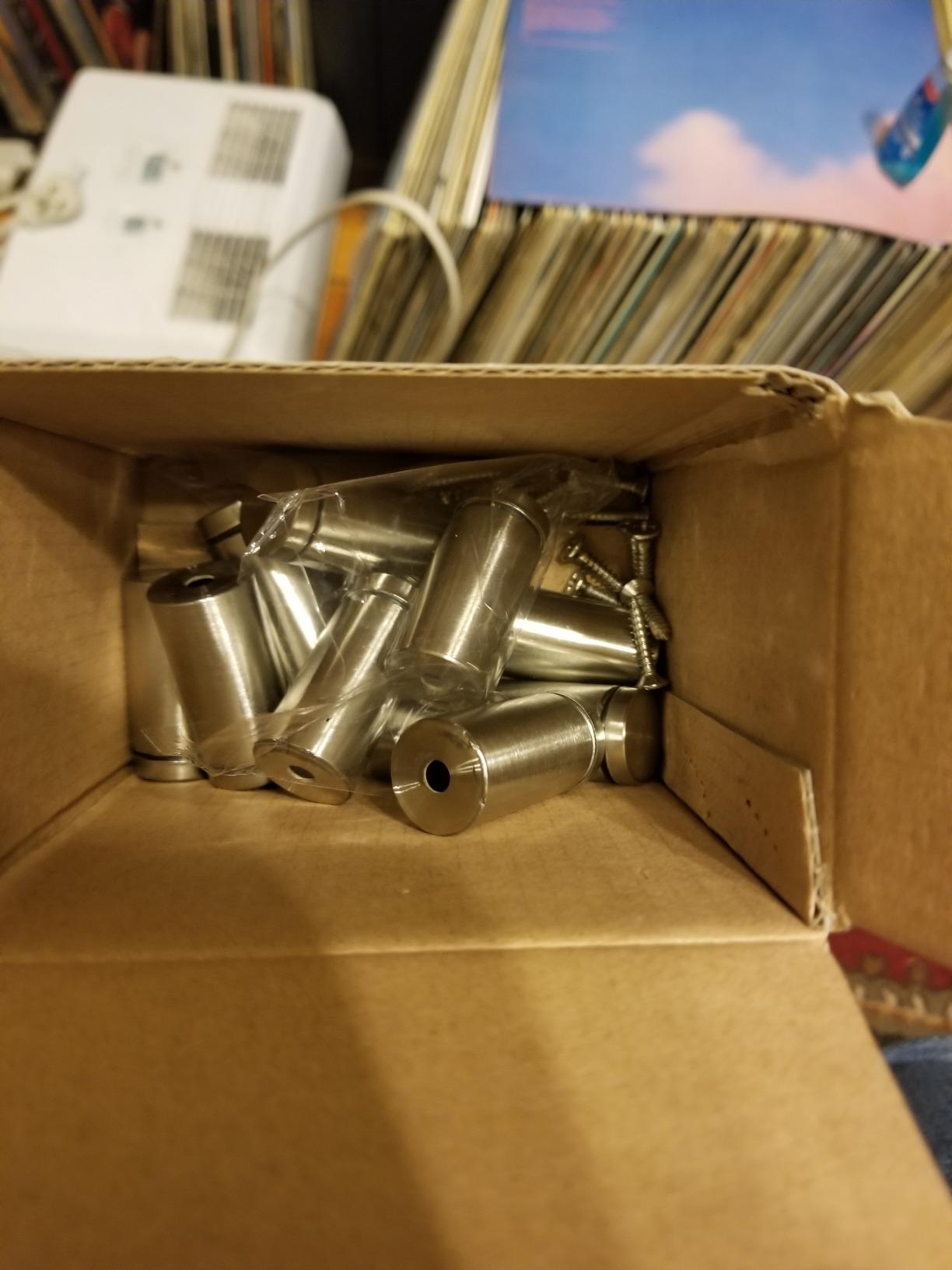 Amazon.com: LuckIn 20-Pack Sign Standoff Screws 3/4 x 1 5/8 inch ...