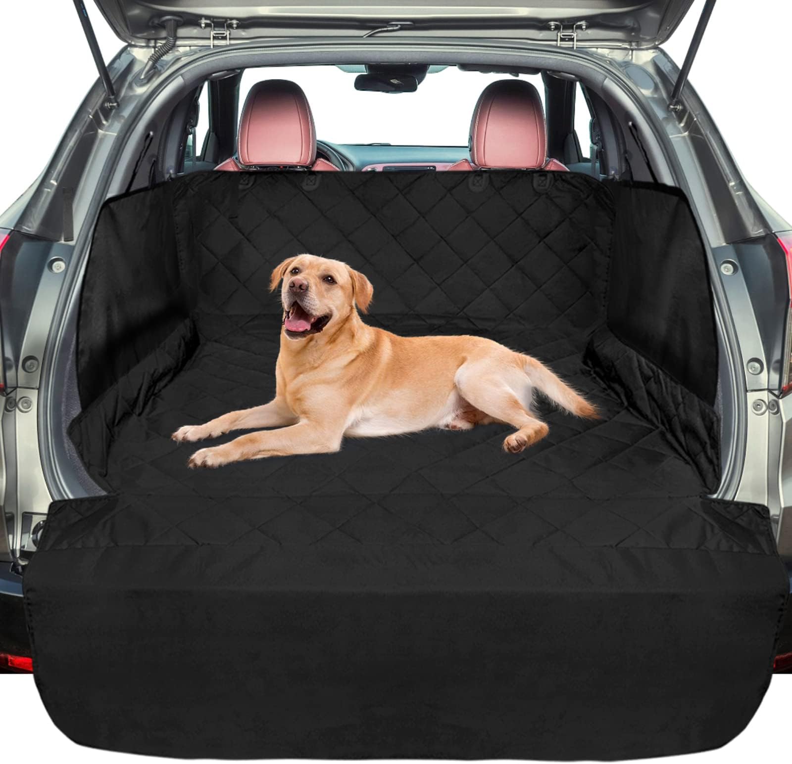 Amazon.com: HOMBYS Dog Car Barrier with Cargo Liner, 2 in 1 Dog Car ...