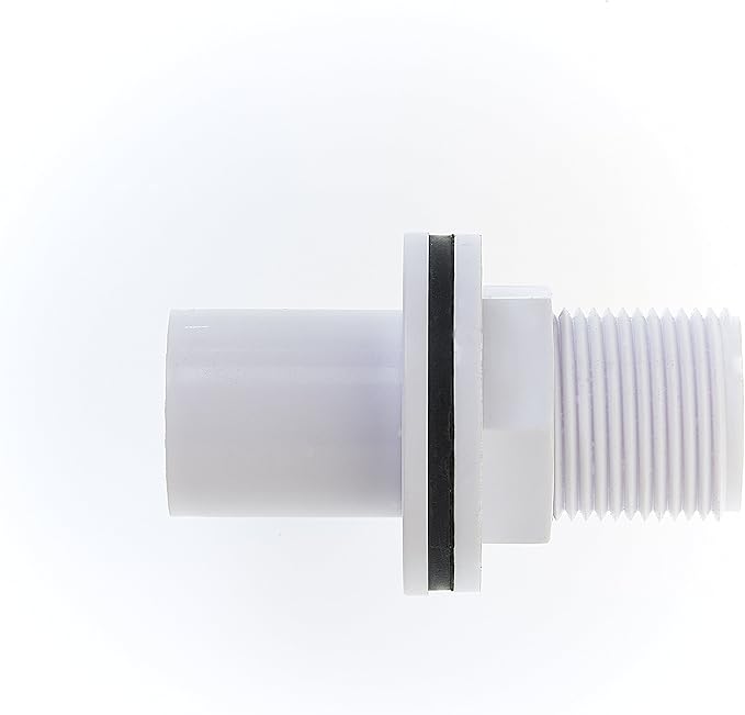 Amazon.com: MaKe PRO077 Overflow Straight Tank Connector 22mm, White ...