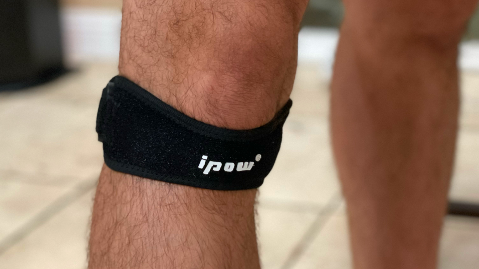 Watch IPOW Knee Strap Brace Review on Amazon Live