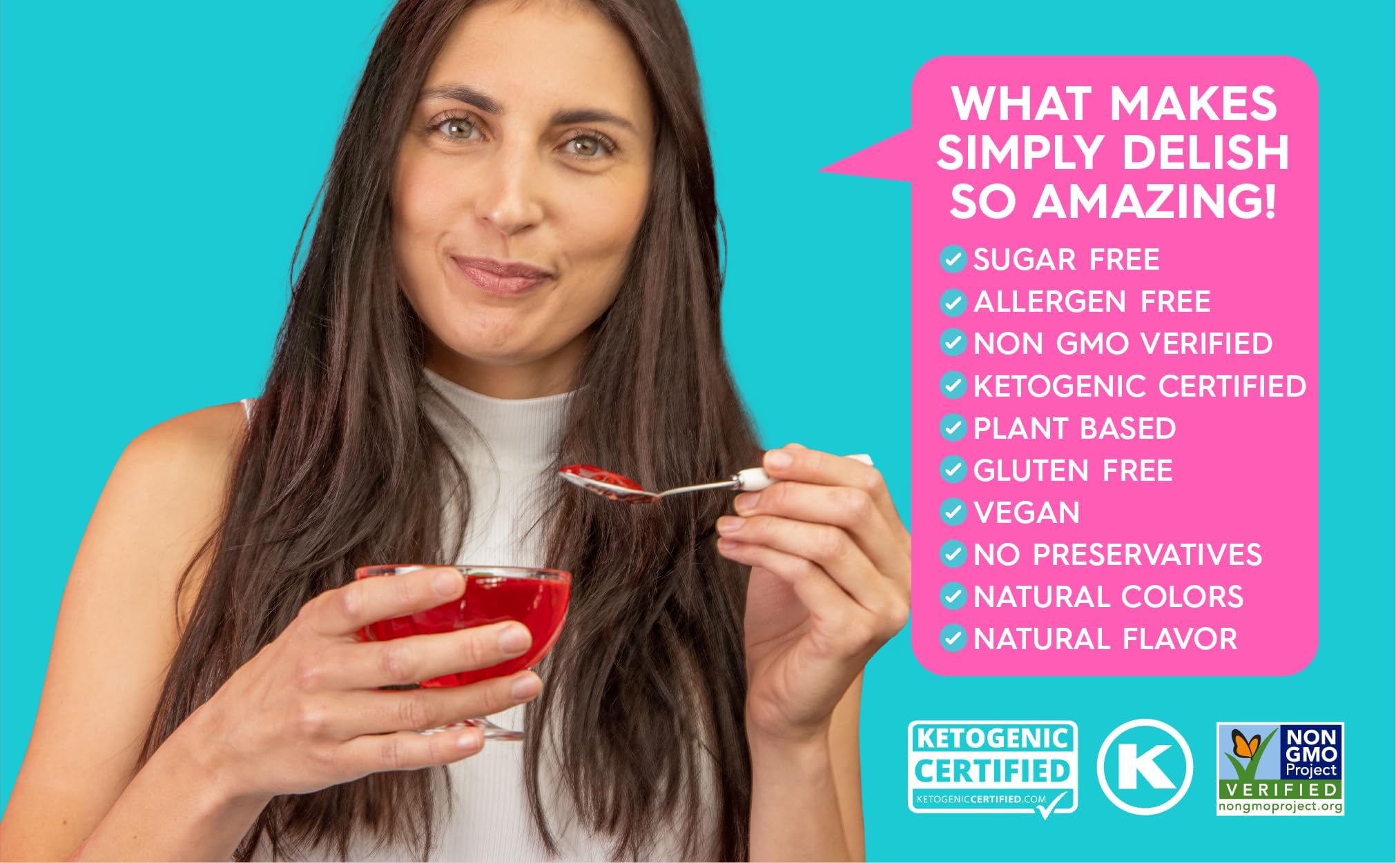 Snapklik.com : Simply Delish Plant Based Natural Variety Jel Dessert12 Pack