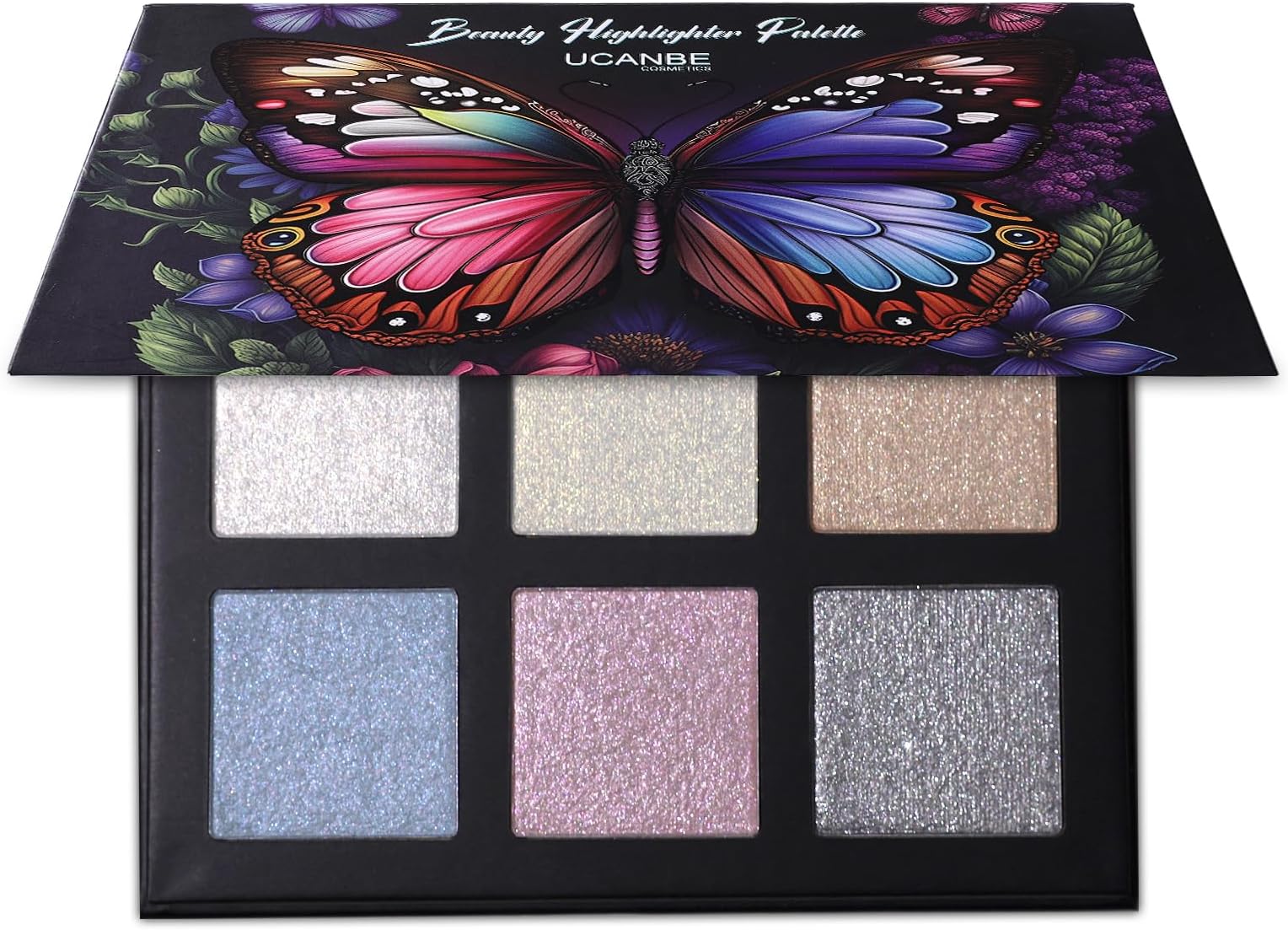 Amazon.com: UCANBE Beauty Highlighter Makeup Palette - 6 Colors ...