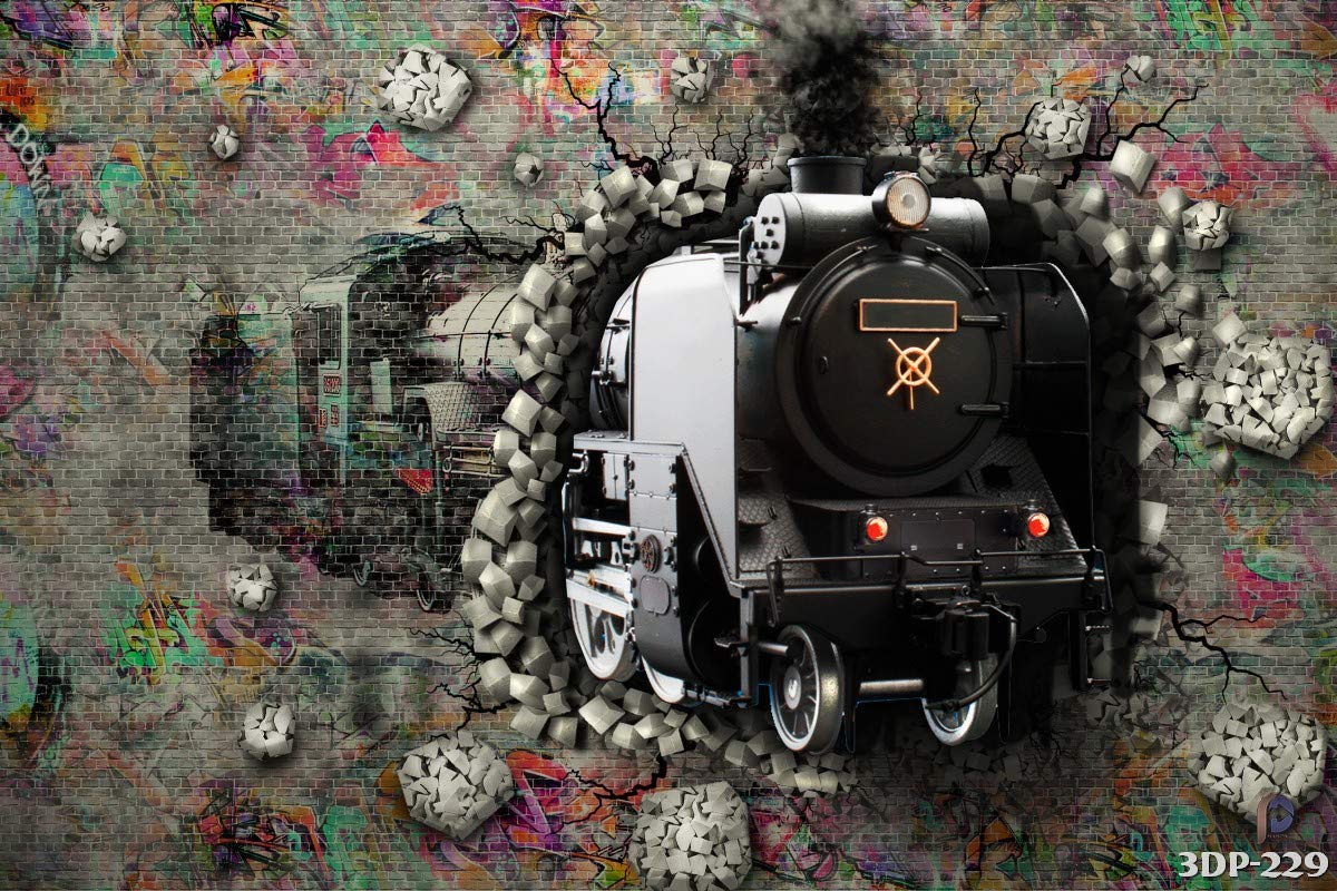 VM Nature 3D Wall Poster Stickers for Living Hall, Kids/Play Room Wall ...