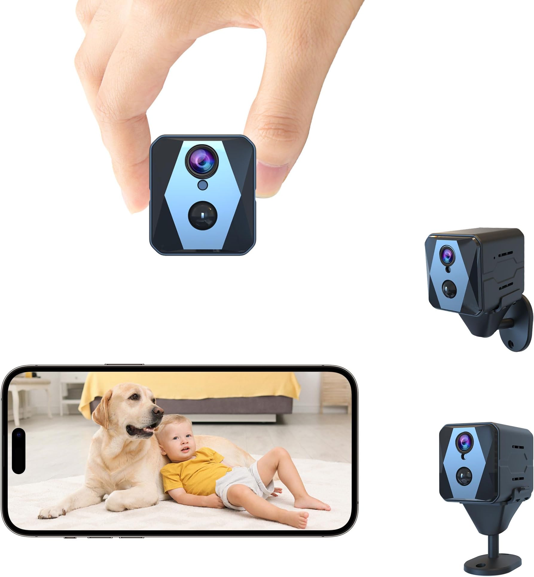 Amazon.com : WiFi Mini Camera | Hidden Spy Camera | Free Cloud Storage ...