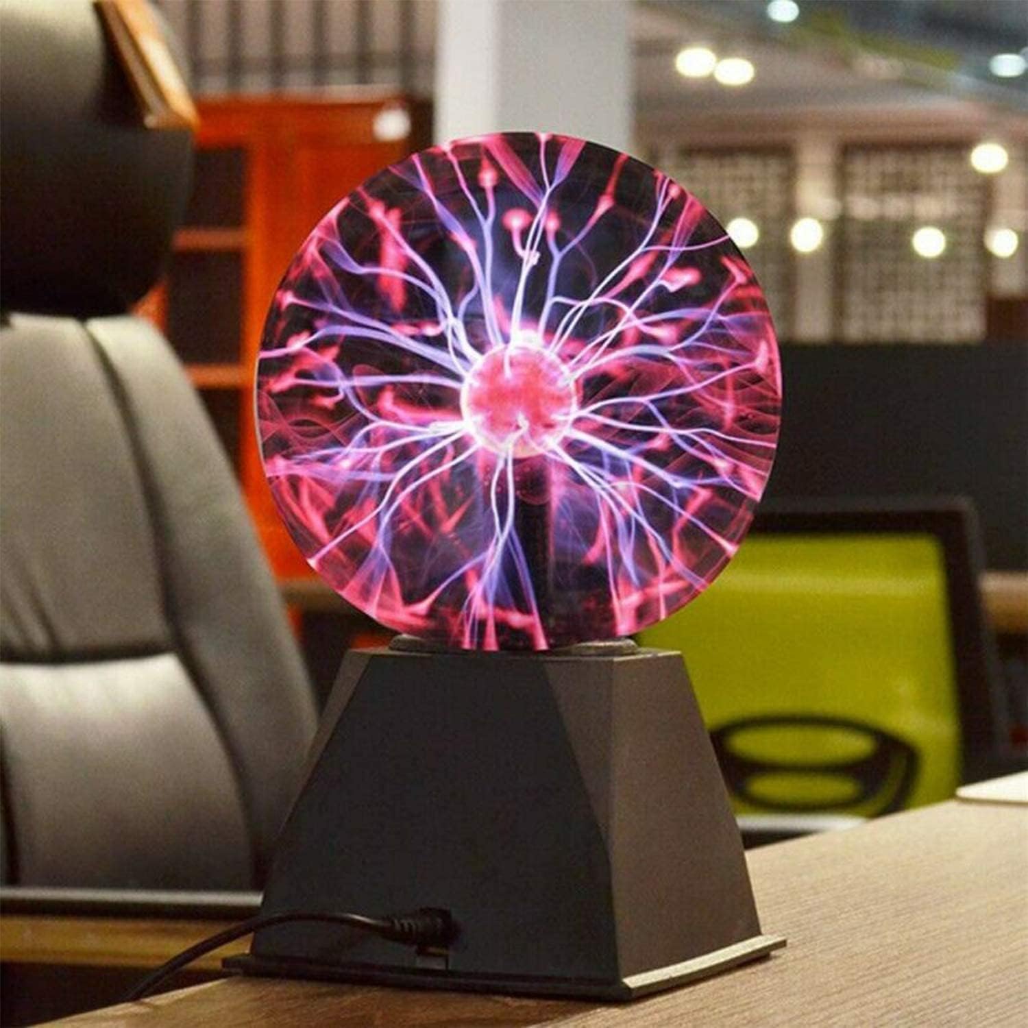 Buy Proxin Plasma Light Lamp, 4"Inch Plasma Ball Electric Nebula ...