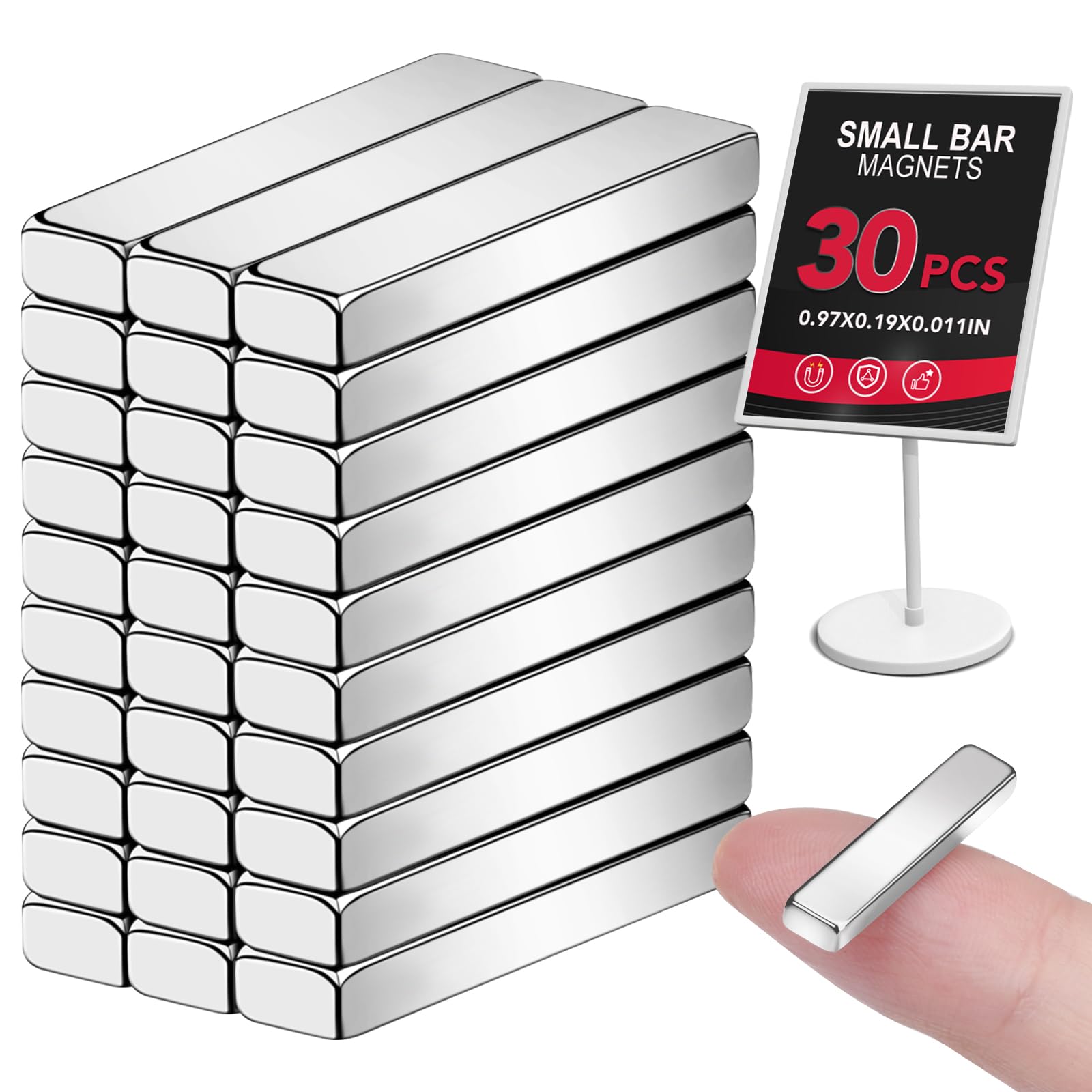Snapklik.com : Neodymium Magnets Bars, 30 Pcs Strong Rare Earth Magnet ...