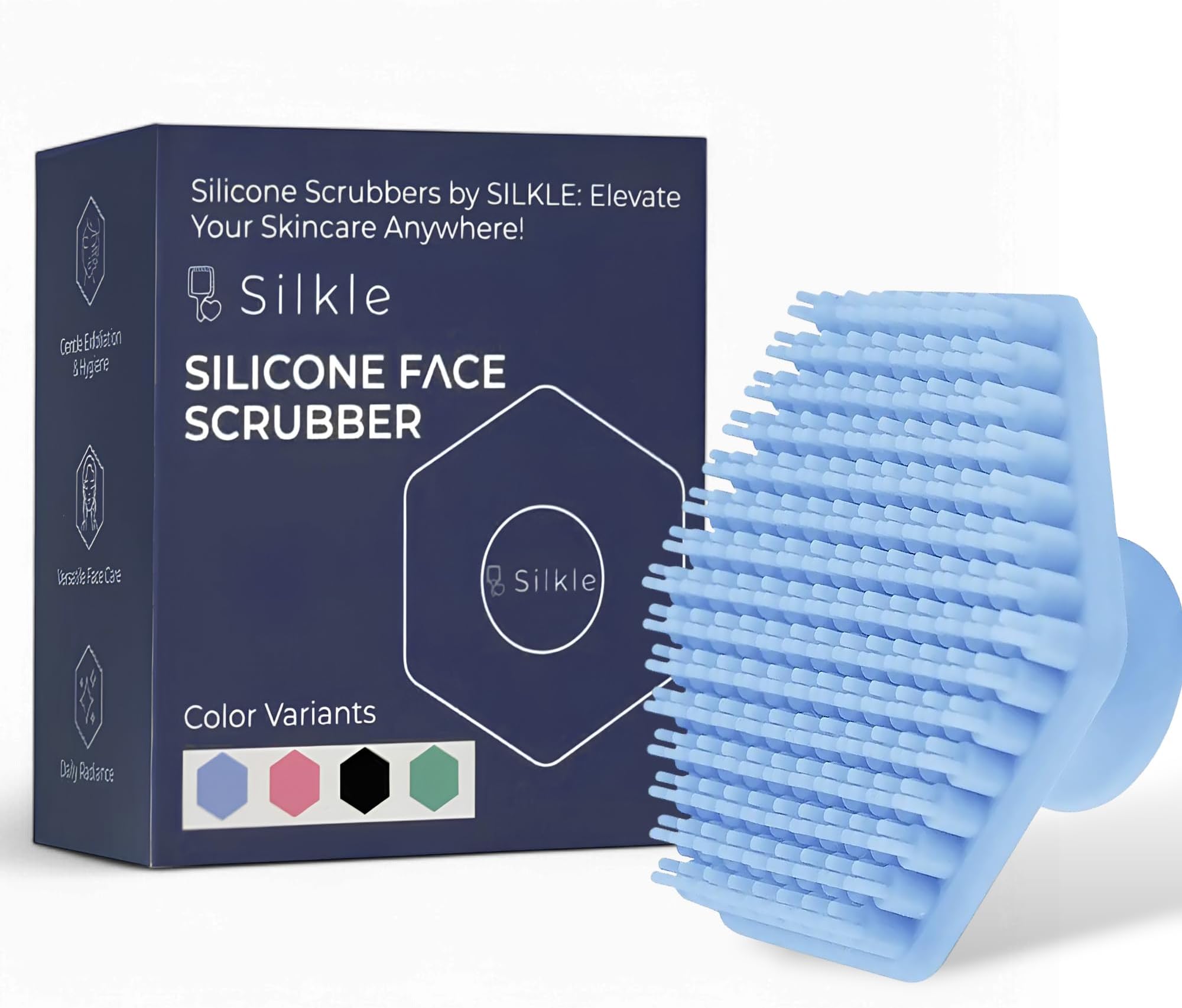 Amazon.com: Sud Scrub® Antimicrobial Silicone Face Scrubber, 1 Pack ...