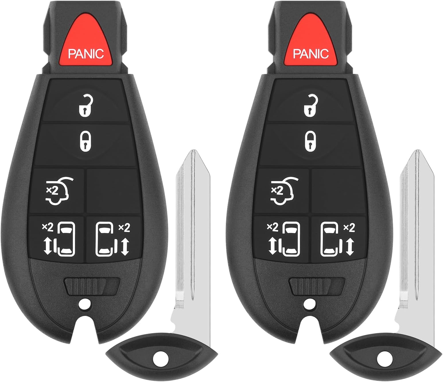 Amazon.com: GZXNKEY 2PCS Key Fob Replacement for Dodge Grand Caravan ...