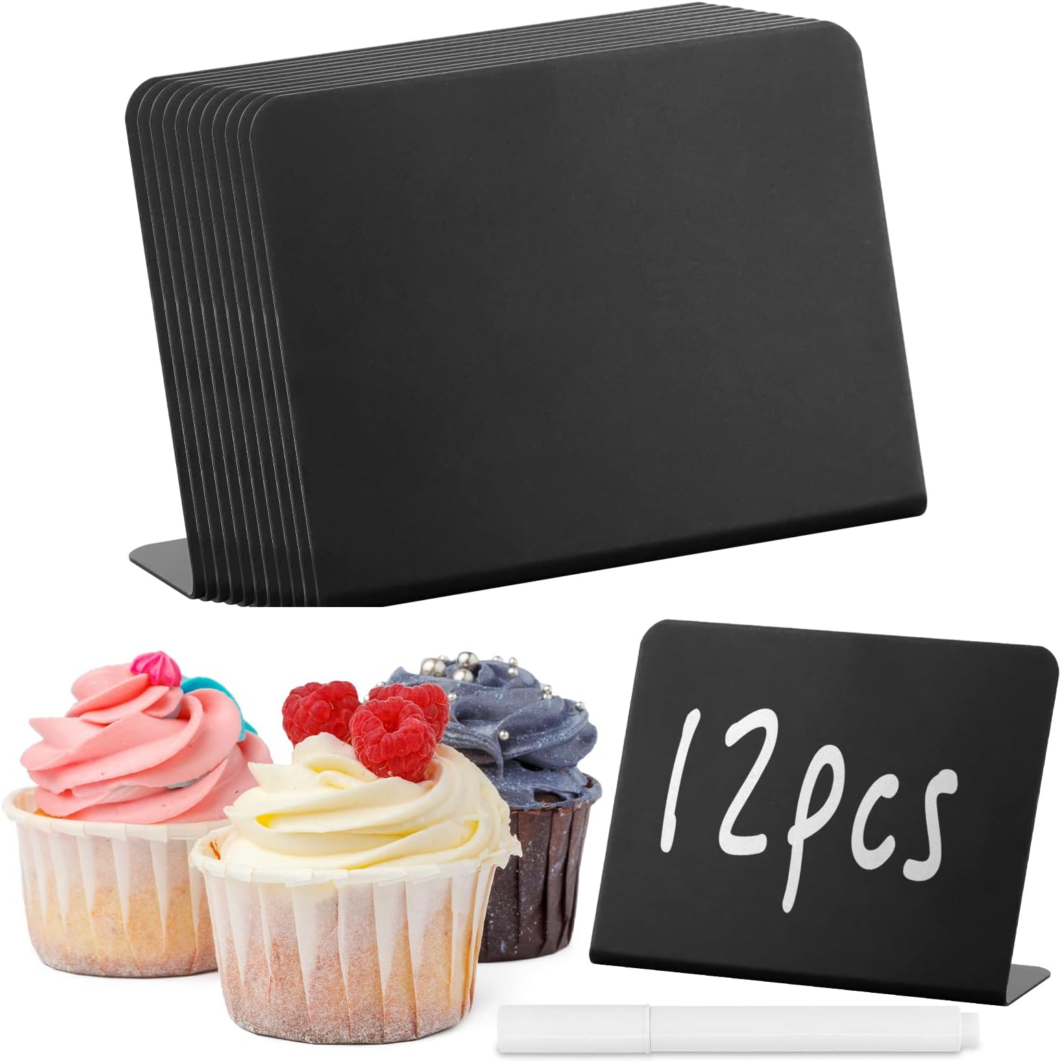 Amazon.com : YETOOME 20 Pack Mini Chalkboard Signs for Tabletop ...