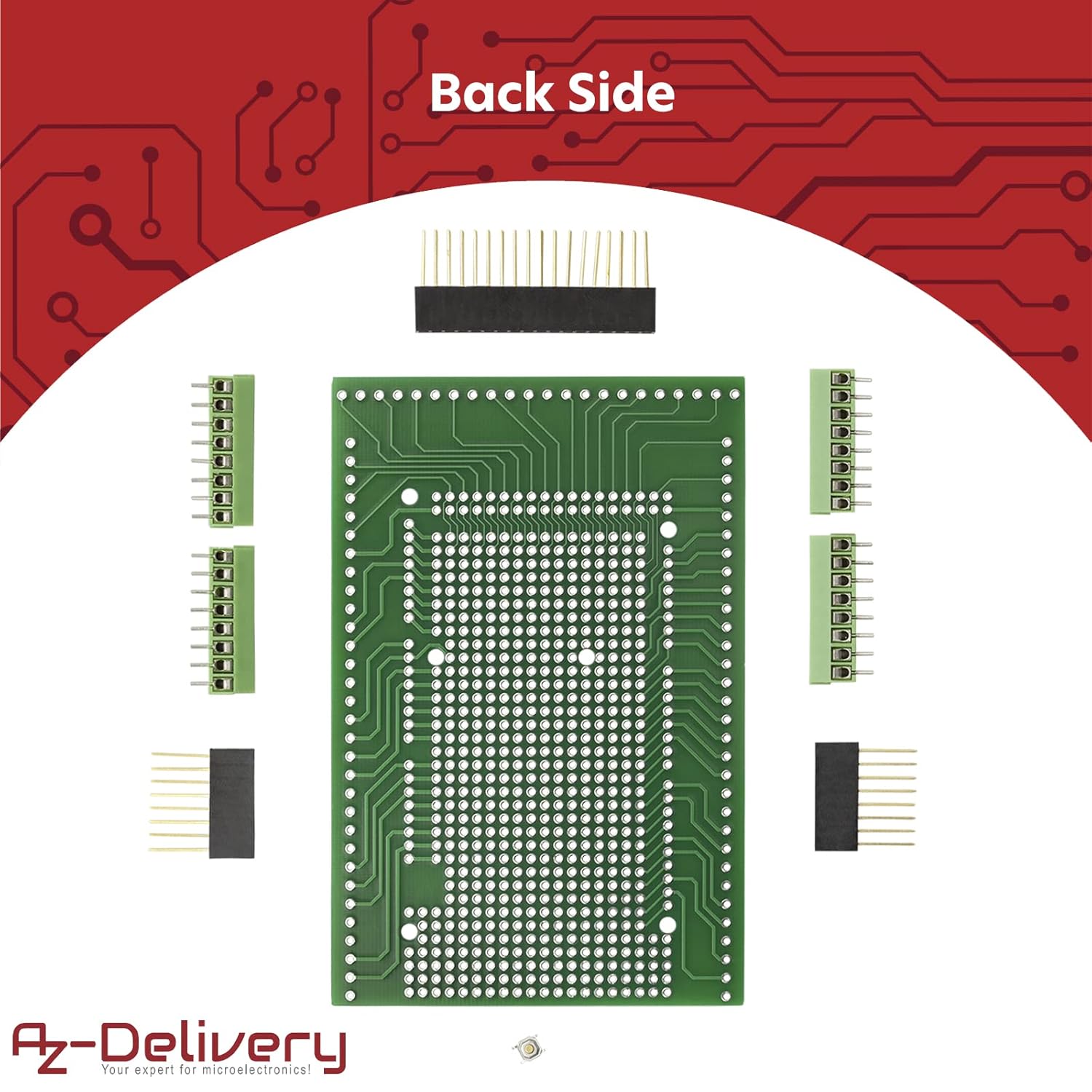 AZDelivery Complete Kit Shield Board Connection PCB Prototype Board ...