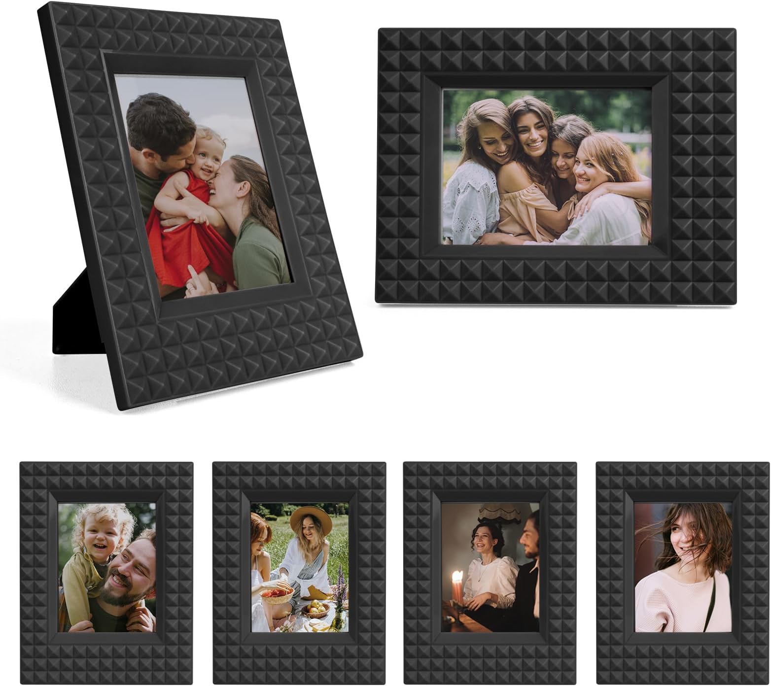 Amazon.com - Malden 2x3 Picture Frame - Wide Real Wood Modling, Real ...