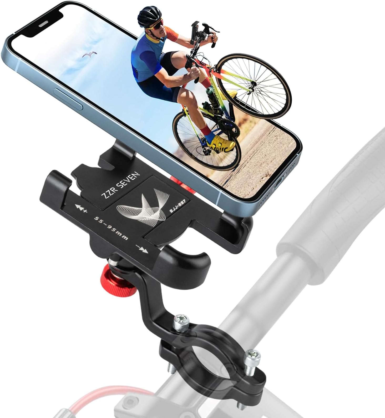 Amazon.com: ZZR SEVEN Bike Phone Holder, Motorcycle Phone Mount, Bike ...
