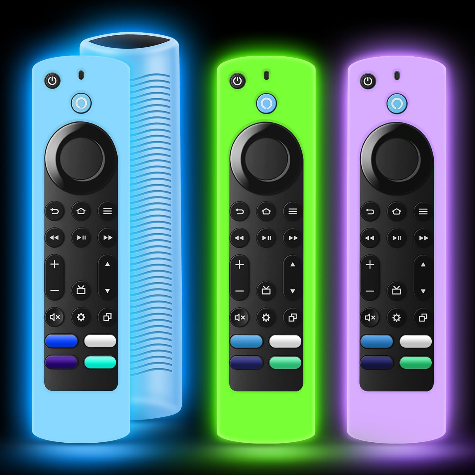 Amazon.com: 3 Pack Silicone Remote Cover Replacement for Firestick 4K ...