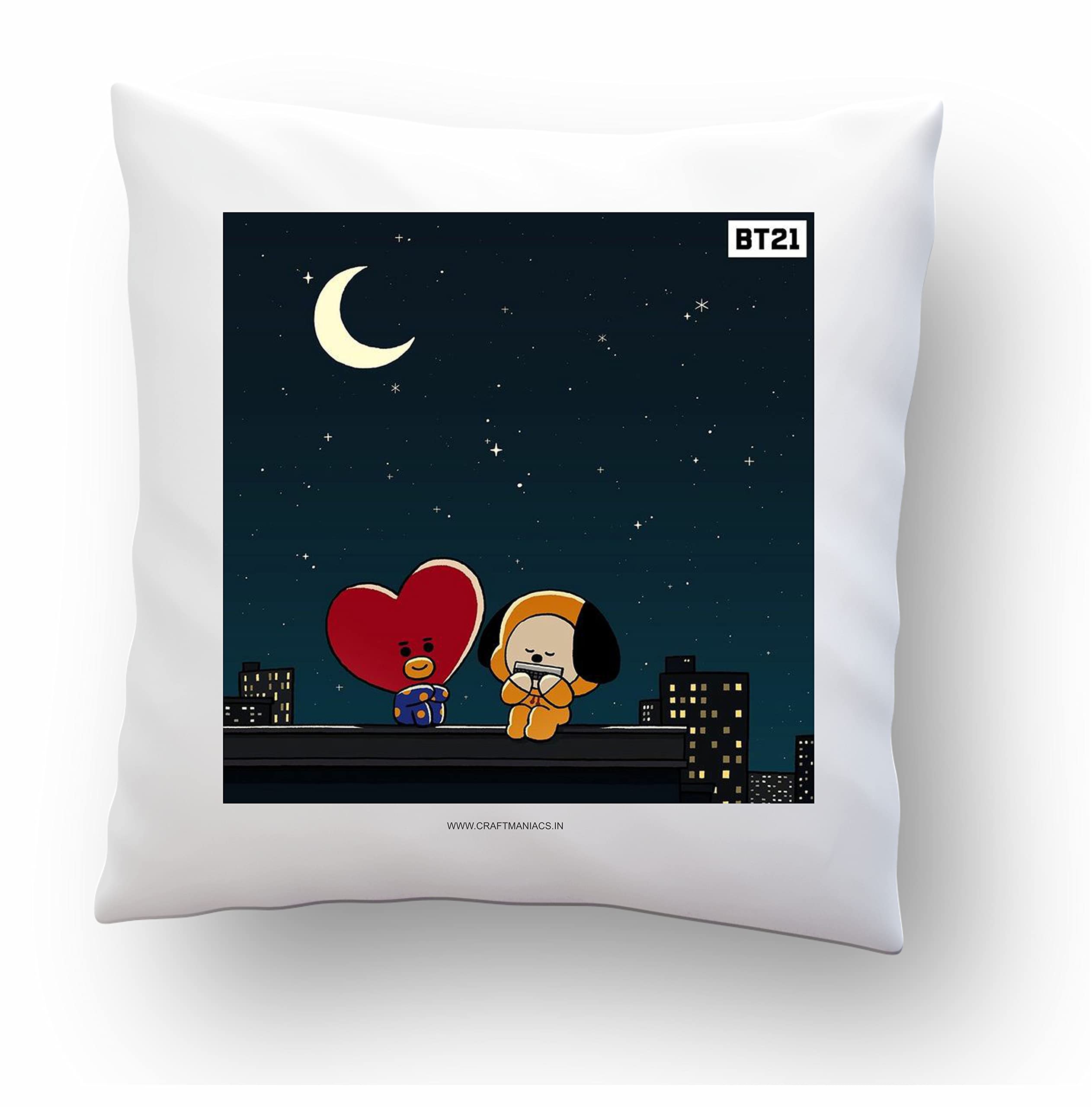 Craft Maniacs Bts Bt21 Tata And Chimmy Under The Moon Desertcart Sri