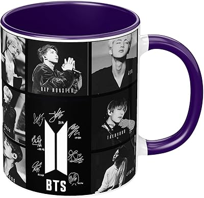 Buy NH10 DESIGNS BTS Printed Mug with Keychain for Girls Boys Birthday ...