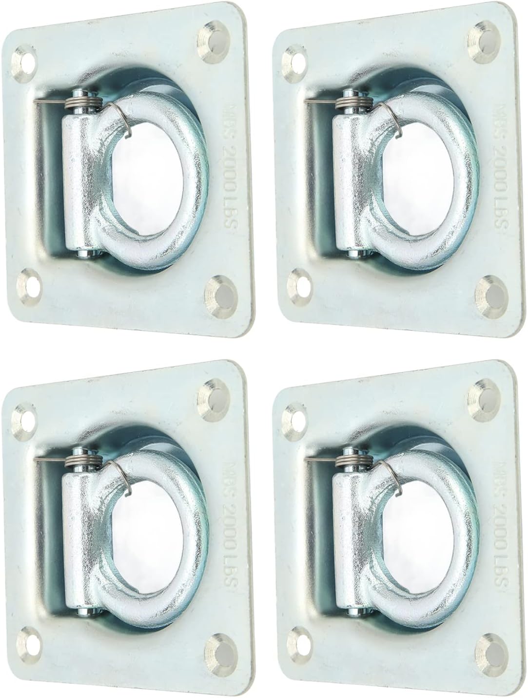 Amazon.com: Recessed Tie Down D Rings, Stainless Steel Hatch Pull Flush ...