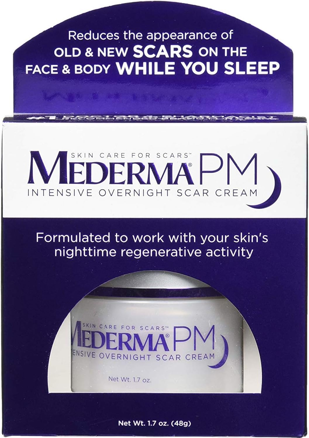 Amazon.com : Mederma PM Intensive Overnight Scar Cream, Works with Skin ...