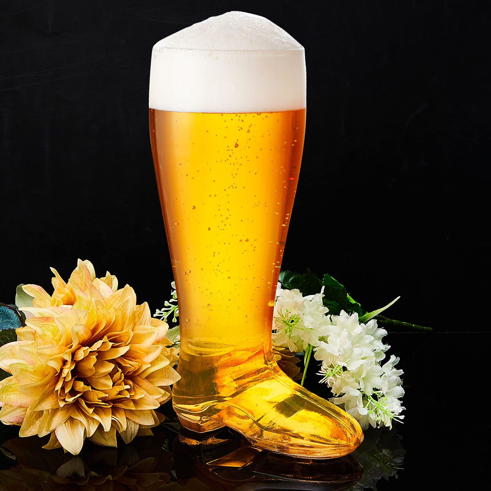 Boot Beer Mug Floral Arrangement