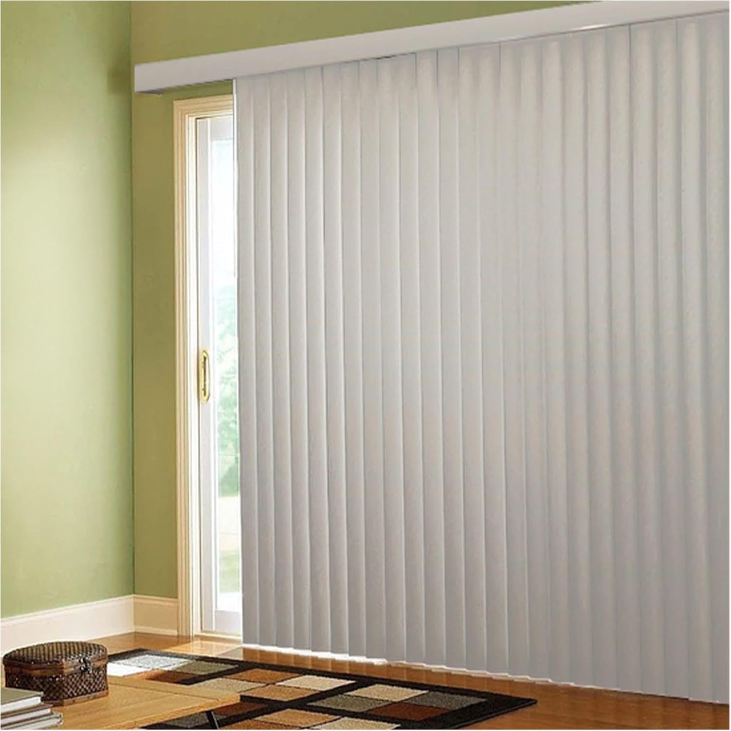 Amazon.com: BlindDen - Vinyl Vertical Window Blinds for Home - Vertical ...