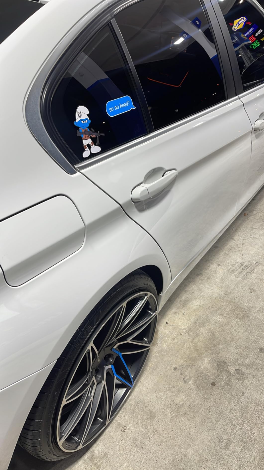 Amazon.com - So no head? Sticker Vinyl Bumper Sticker 6 Mil Thick - Size 5"