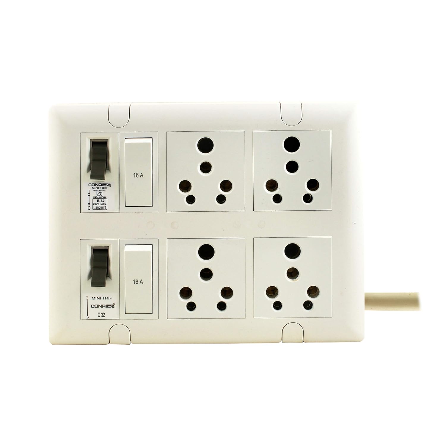 Buy Elect-onn Premium Extension Board Heavy Duty Surge Protector 4 ...
