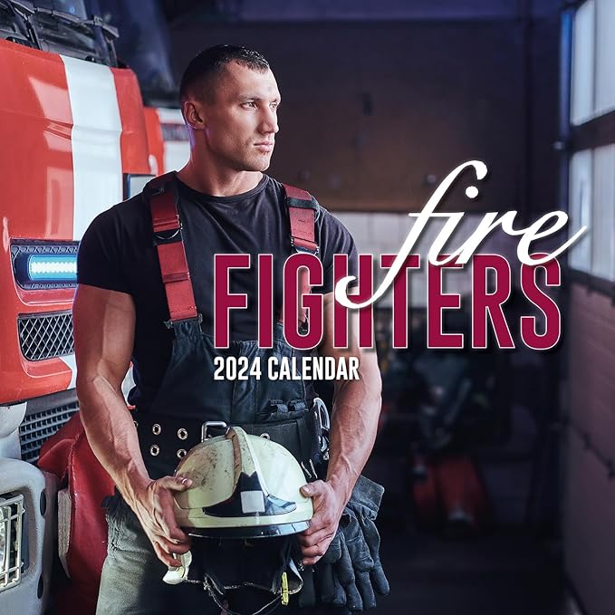 TGSC | Calendrier mural 2024 des pompiers | 16 mois | Calendrier ...