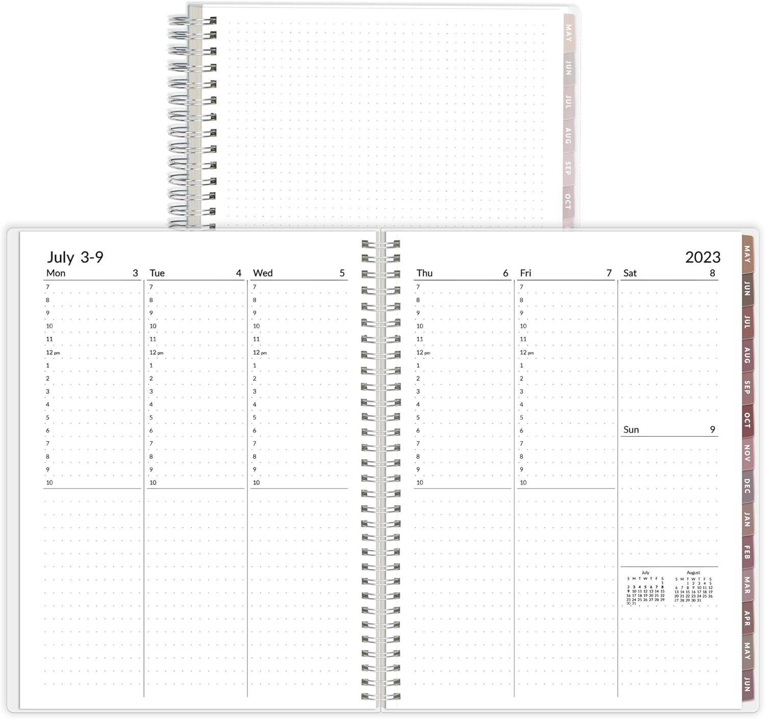 Amazon.com : SUNNE 2023-2024 Planner Weekly and Monthly, 8.5"x11 ...