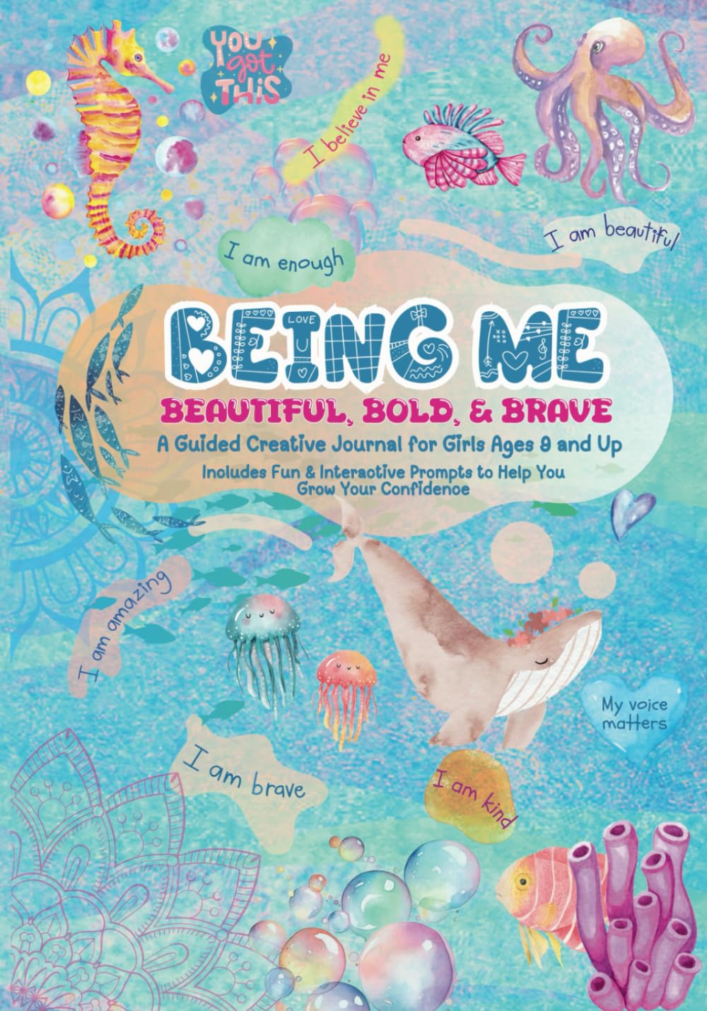 Amazon.com: Being Me: A Guided Creative Journal for Girls Ages 9 and Up ...