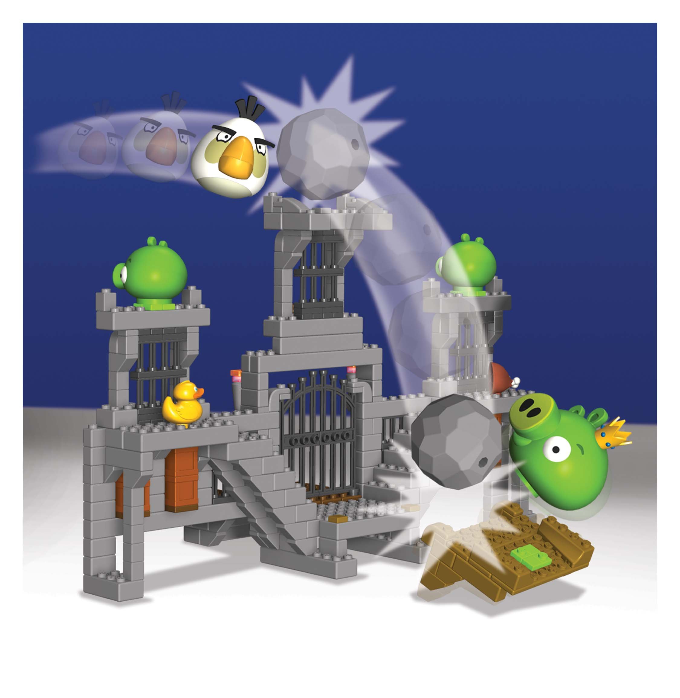 K'nex Angry Birds King Pig Castle ROLOSO Angry Birds Playset Pig