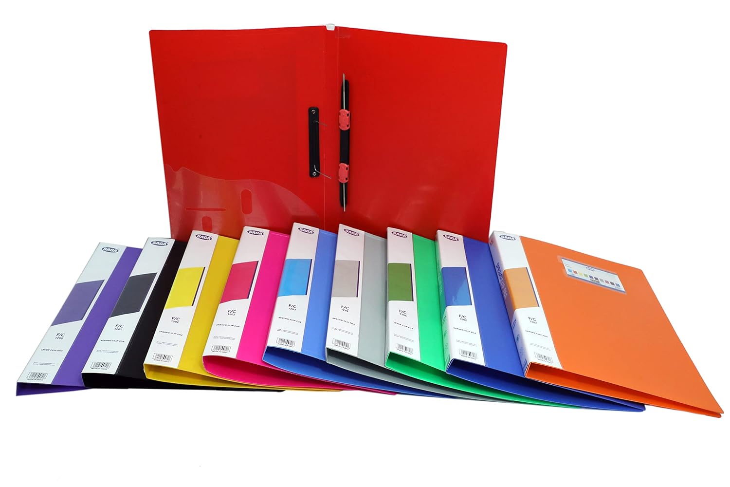 SAGA Spring File Full Scape Size Tough Durable Folder for Office ...