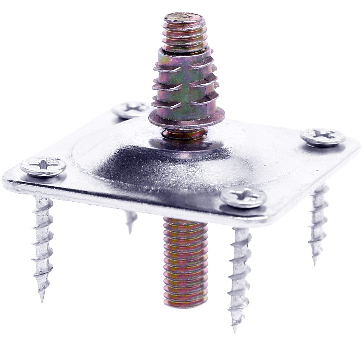 Leg Leveler Mounting Plate Swivel Leveling Feet Stainless Steel