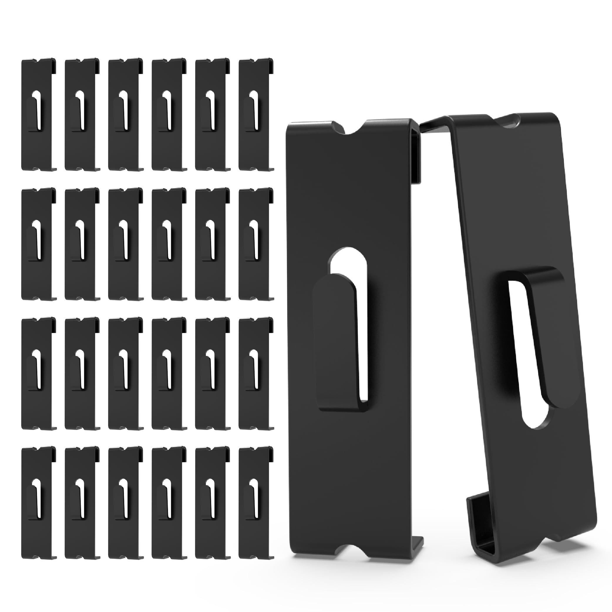 Amazon.com: BFPeaky Gridwall Utility Notch Hooks, Black, 24PC, Gridwall ...