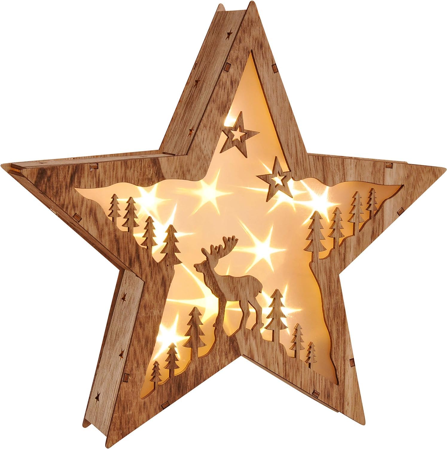 Haushalt International LED Weihnachtsstern Beleuchtung ...