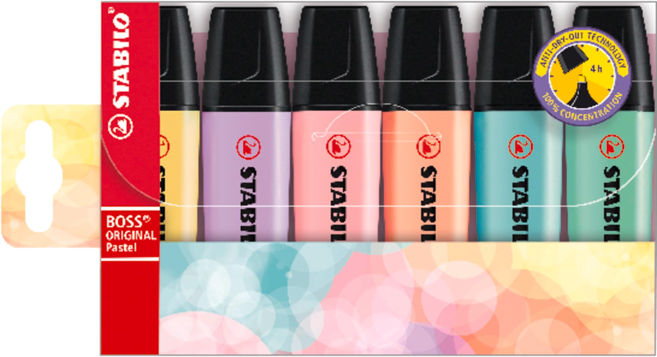 STABILO BOSS Original Pastel Highlighter Pens Highlighter Markers ...
