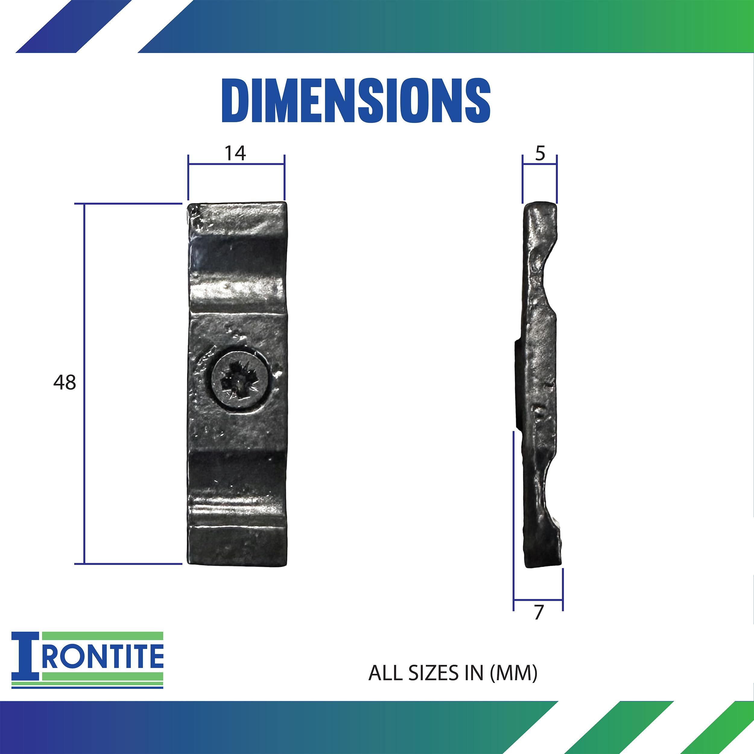 IRONTITE 5Pc Black Turn Button Latch 50mm (2″) Turn Buttons, Cupboard ...