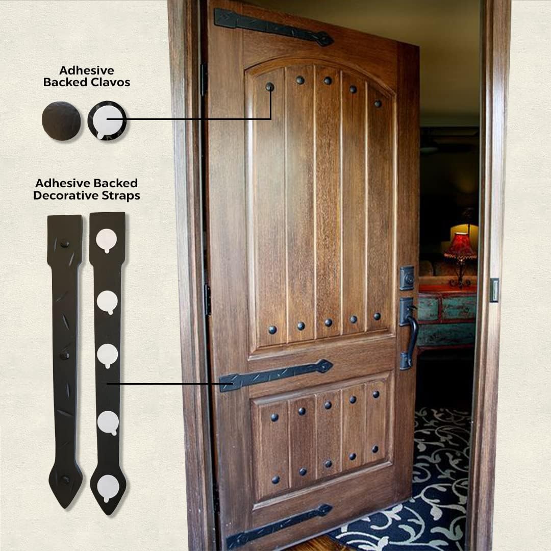 Rustic Doors With Clavos Studded Barn Door | Farmhouse Furniture