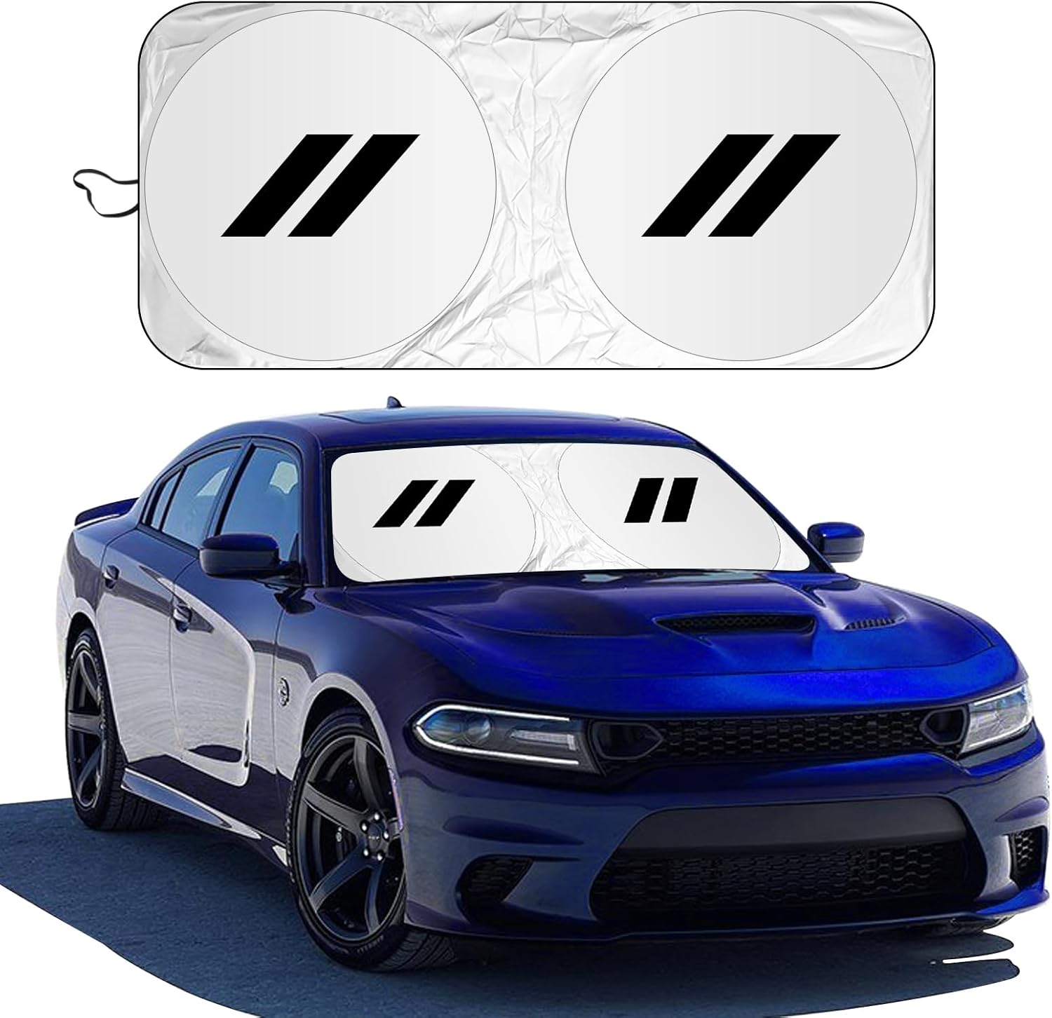 Amazon.com: Foldable Sunshade for Dodge Charger Challenger Durango ...