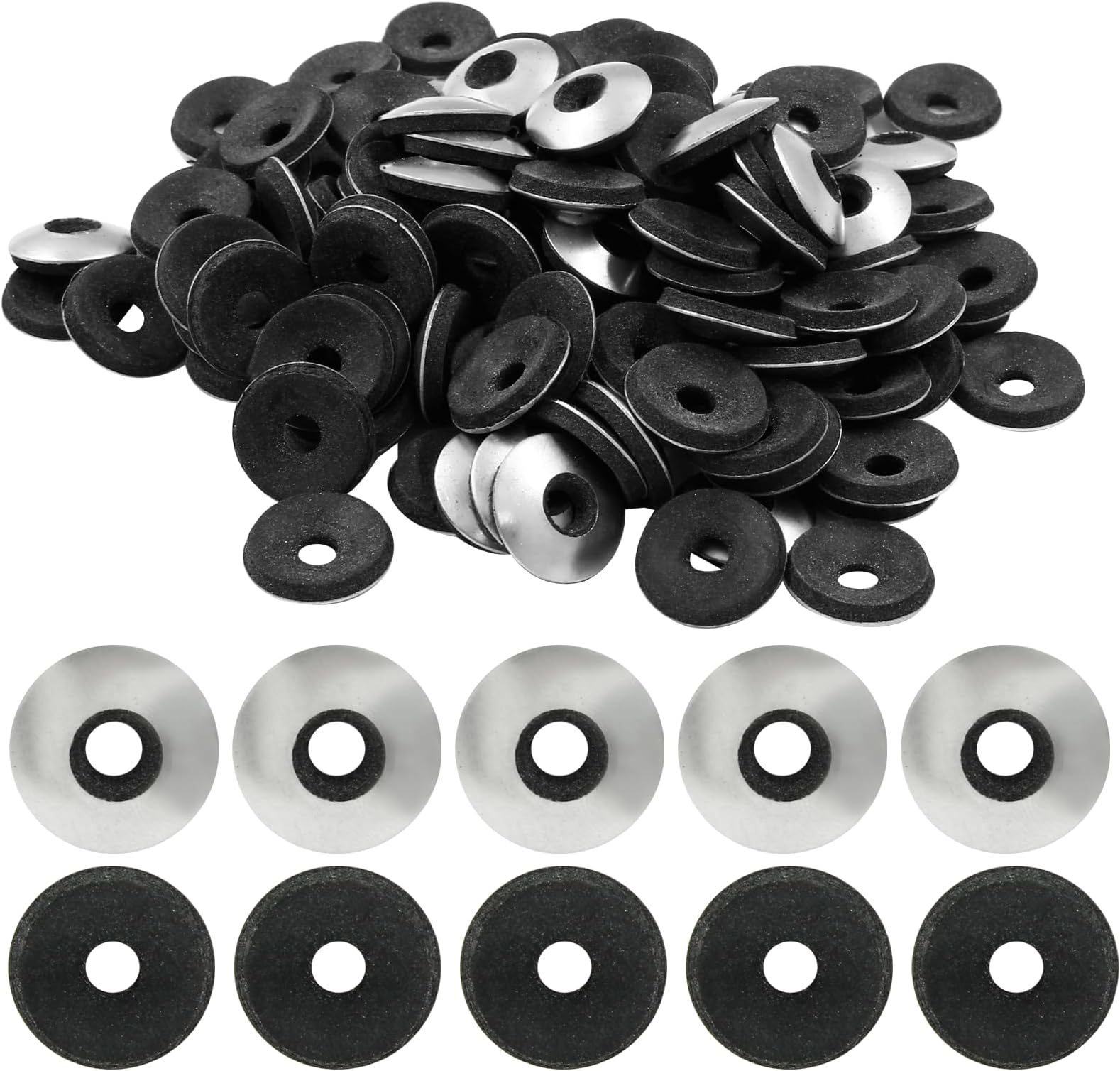 Amazon.com: Stainless Steel Neoprene Bonded Sealing Washer Assortment ...