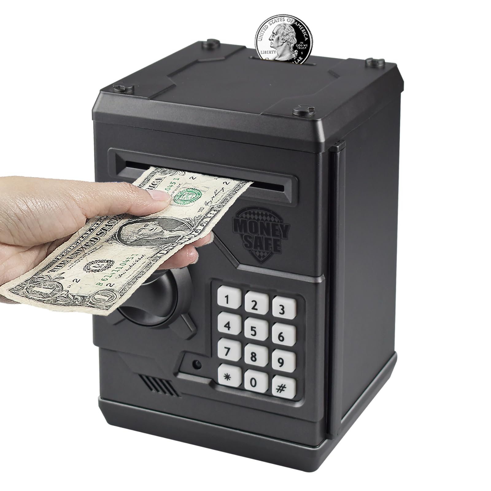 Amazon.com: Cargooy Mini ATM Piggy Bank ATM Machine Best Gift for Kids ...